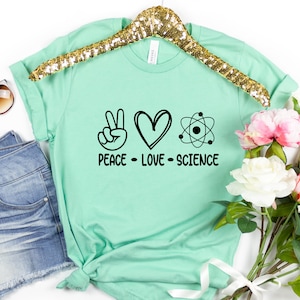 Peace-love-science Svg, Science Svg, Science SVG, Chemistry SVG ...