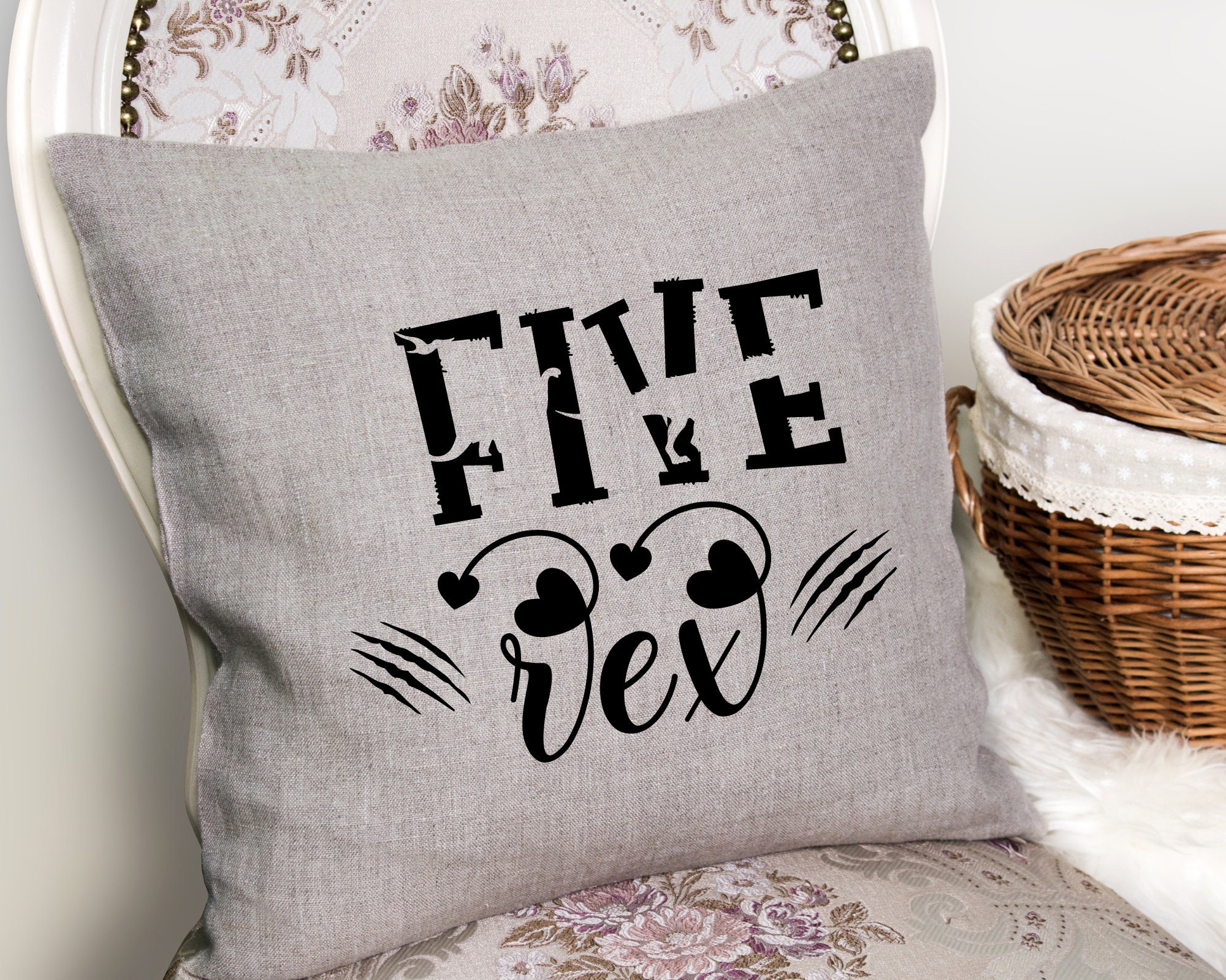 Five Rex Svg Family Saurus Svg Dinosaur Family Svg Matching - Etsy