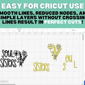 Soul Sisters Svg, Sisters SVG, Cute Matching Sisters, Big Sis Lil Sis ...