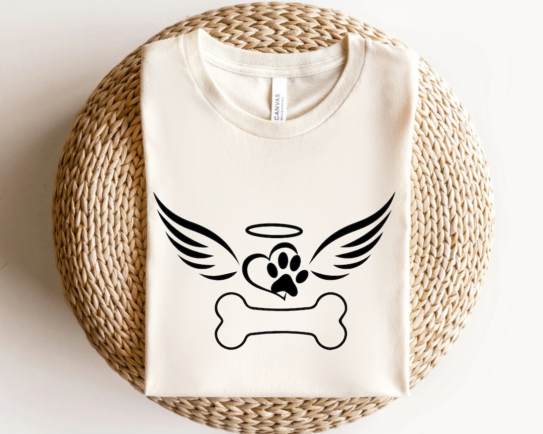 Pet Dog Memorial SVG, Pet Memorial SVG , Angel Wings Svg, Dog ...