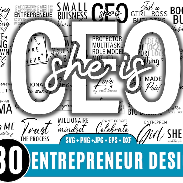 Entrepreneur Svg - Etsy