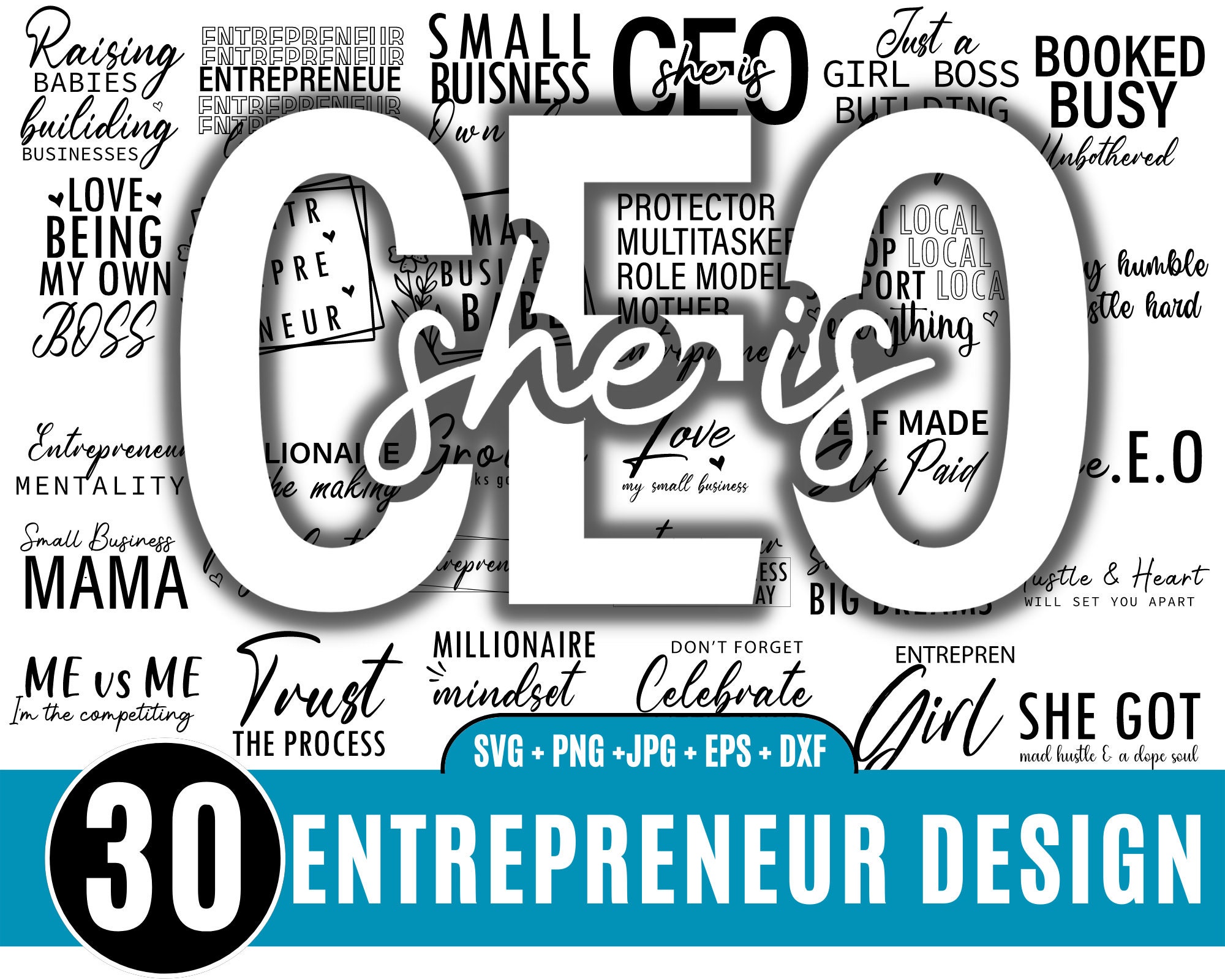 Entrepreneur Svg Entrepreneurship Svg CEO Svg - Etsy UK