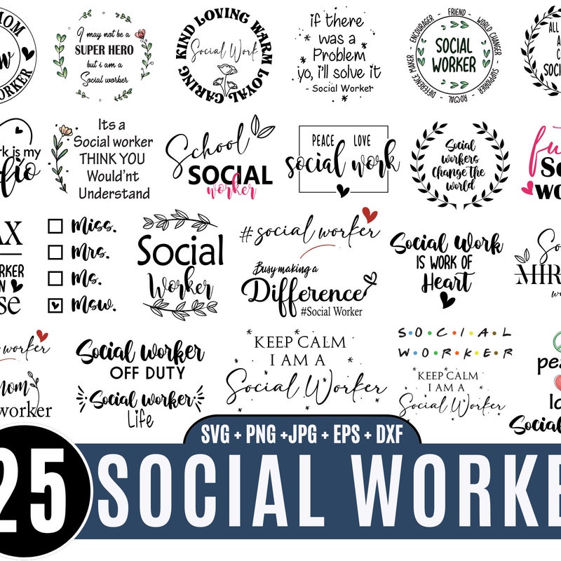 Social Worker Svg - Etsy