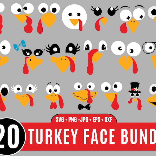 Turkey Clipart - Etsy