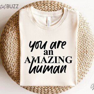 You Are an Amazing Human Svg, Motivational Quotes Svg, Positive Quote ...
