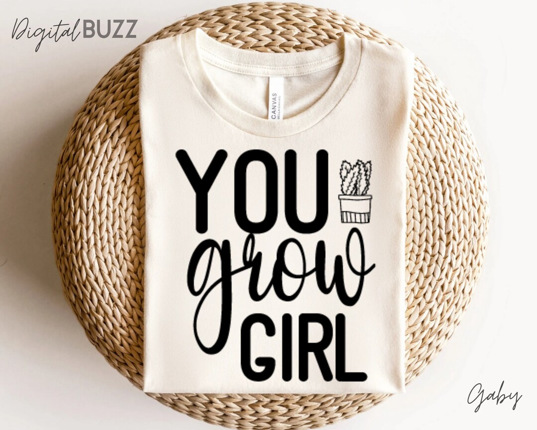 You Grow Girl Svg, Plant Lover SVG, Plant Svg, Plant Quotes Svg, Crazy ...