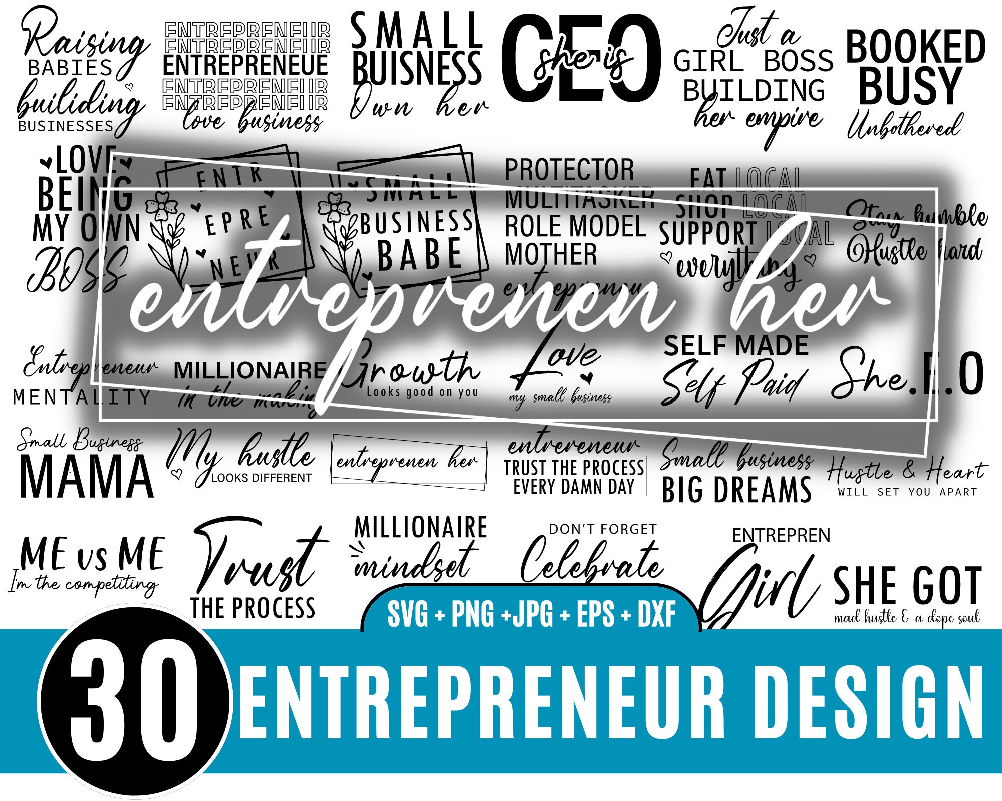 Entrepreneur Svg CEO Svg Entrepreneurship Svg - Etsy