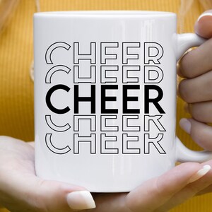 Cheer SVG File Instant Download, Cheer Cut File for Cricut, Cheerleader ...