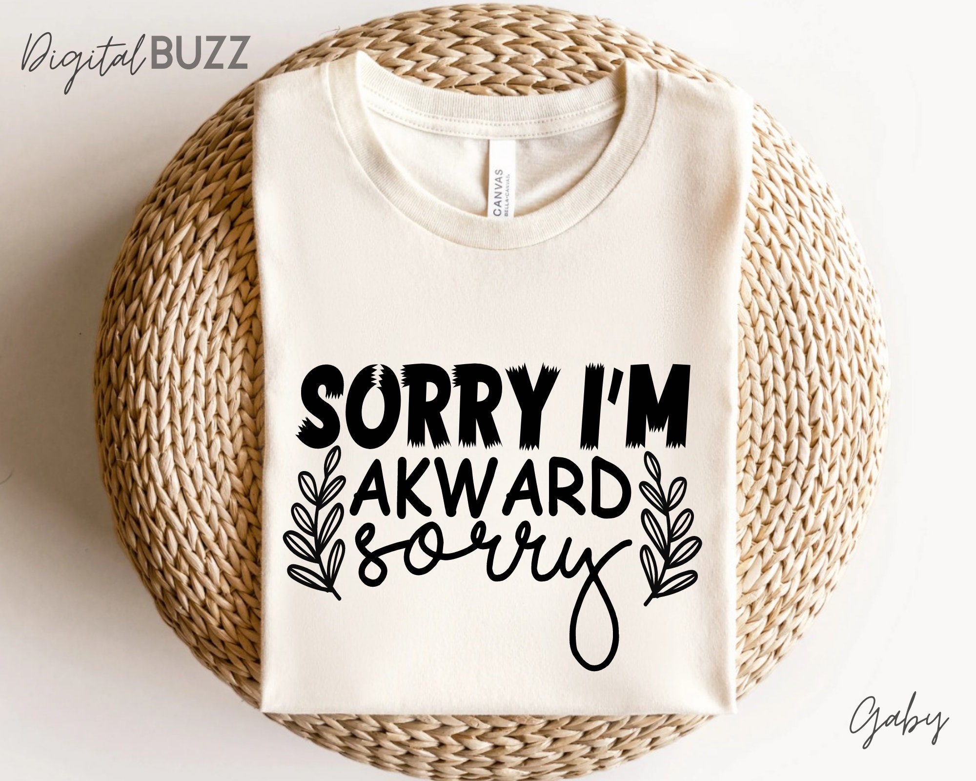 Sorry I'm Awkward Sorry Svg Funny Svg Sarcastic Svg - Etsy