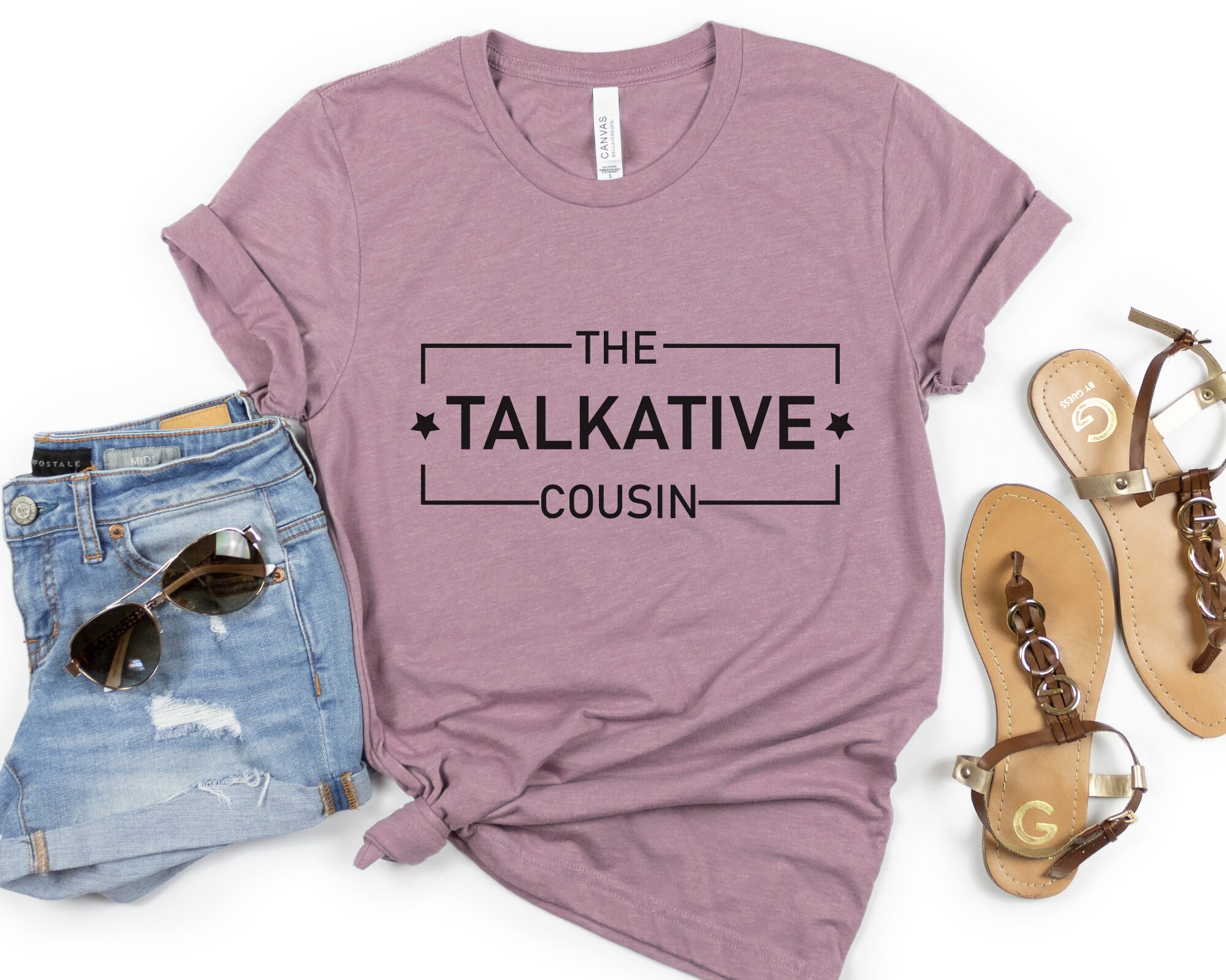 The Talkative Cousin Svg Cousin Crew Svg Group Shirts - Etsy