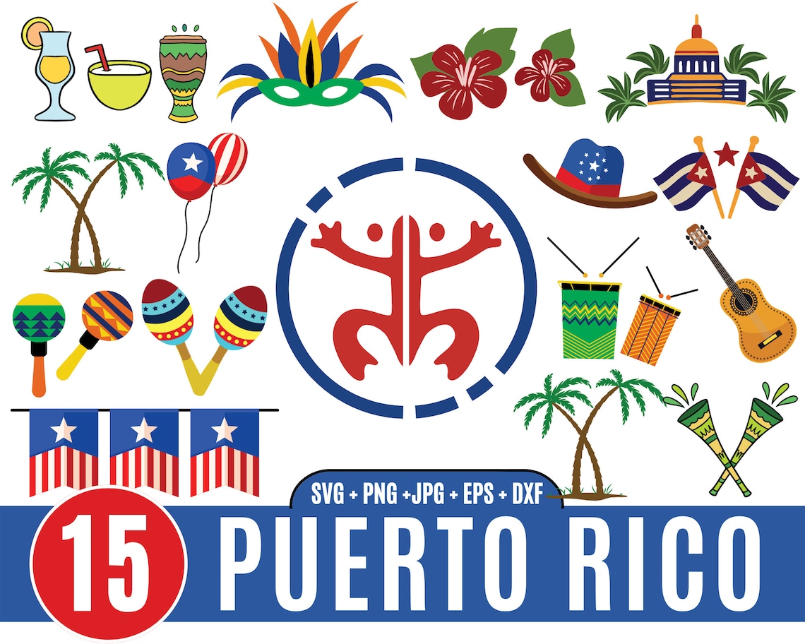 15 Puerto Rico Svg Taino Svg Puerto Rico Svg Garita Svg - Etsy España