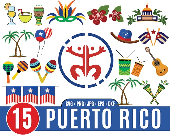 15 Puerto Rico Svg, Taino Svg, Puerto Rico Svg, Garita Svg, Cricut ...