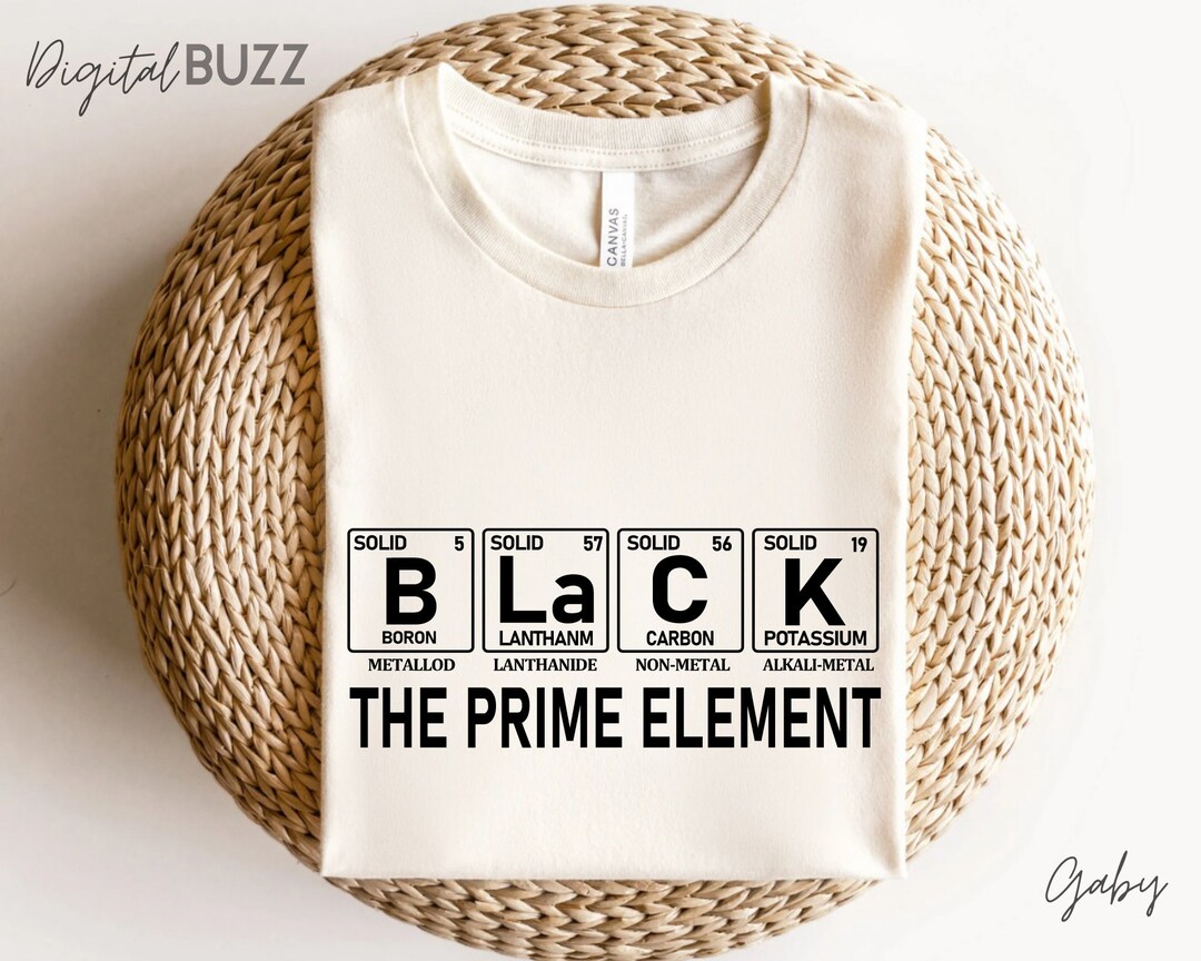 Black the Prime Element Svg, Black History Svg, African American Svg, Black Pride Svg, We Are ...