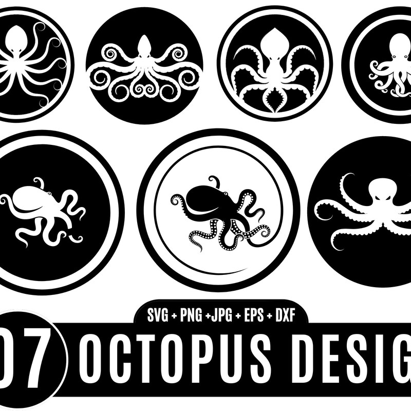Kraken Svg - Etsy