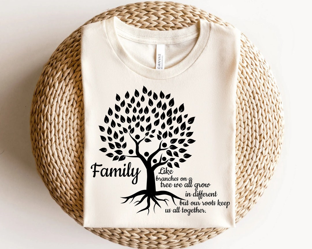 Family Tree With Quotation Svg, Family Reunion Svg, Our Roots Run Deep ...