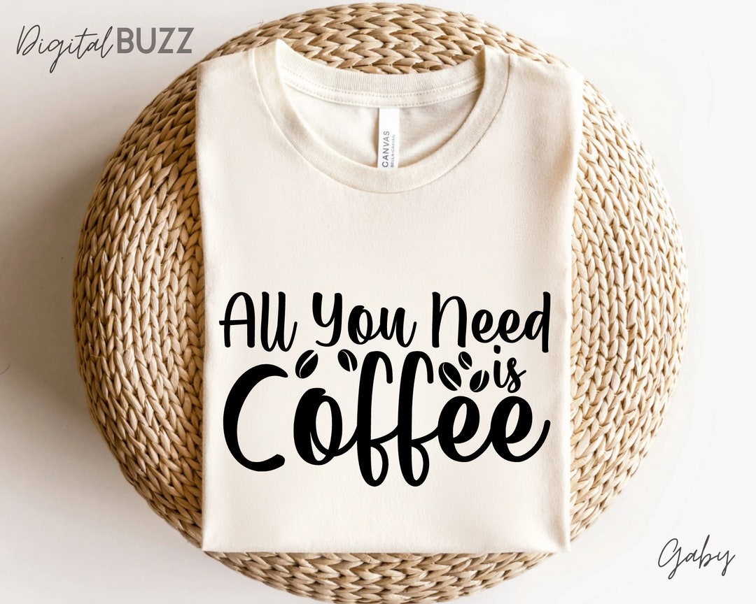 All You Need Coffee Svg, Coffee Funny SVG, Groovy Coffee PNG, Boho ...