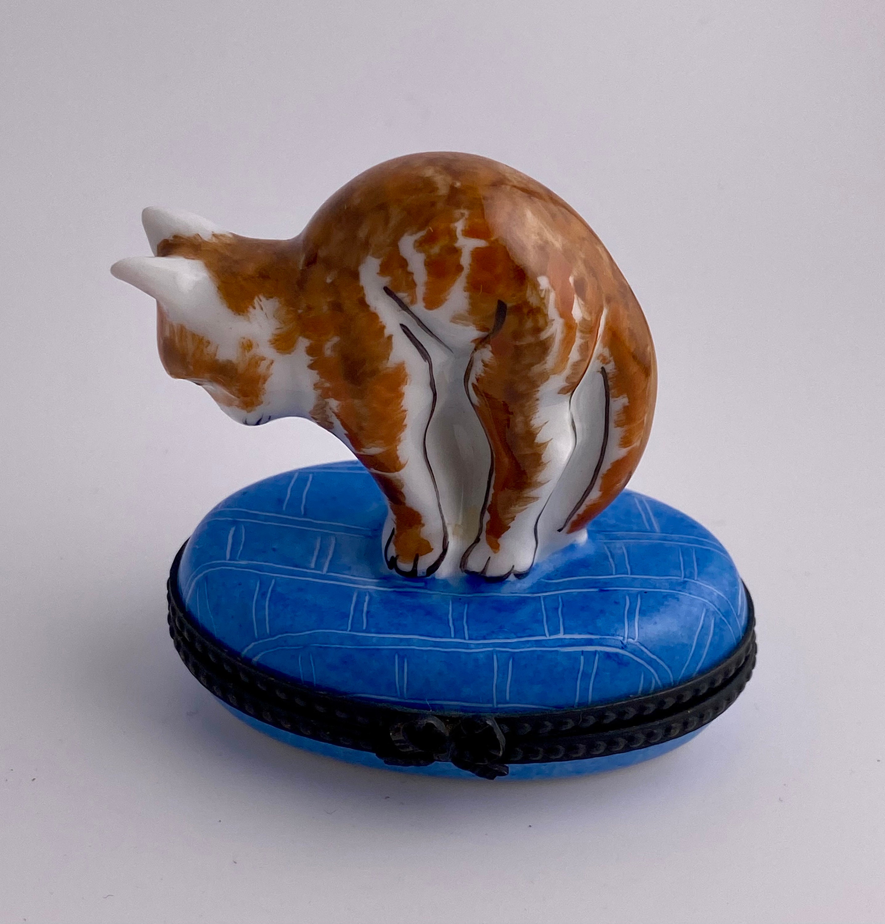 Limoges Cat With Arched Back - Etsy