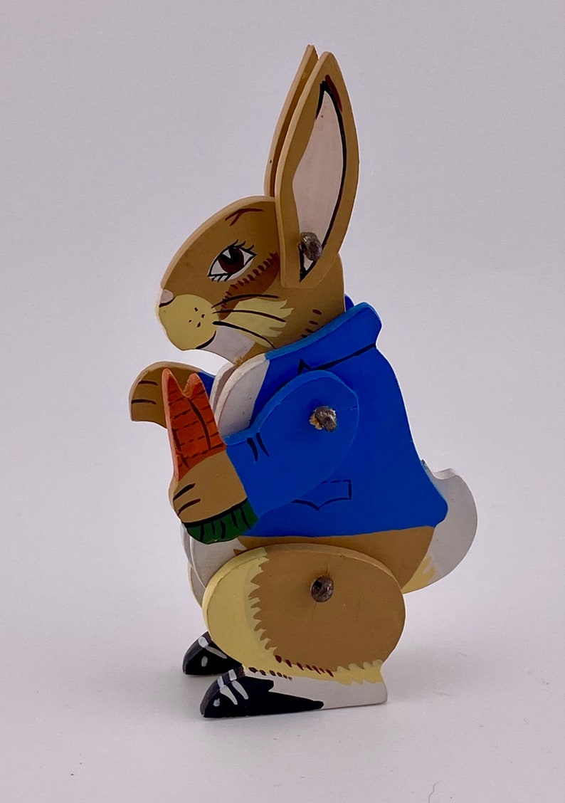 Peter Rabbit Wooden Figurine Set - Etsy