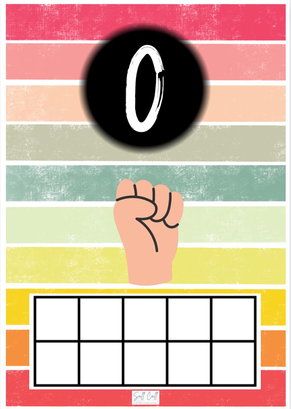 Rainbow Theme Ten Frame Number Posters, EYFS, Reception Class, Maths ...