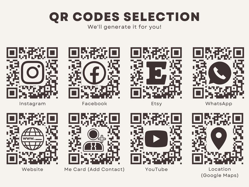 Gold Foil Double Sided Business Cards With QR Code - Etsy