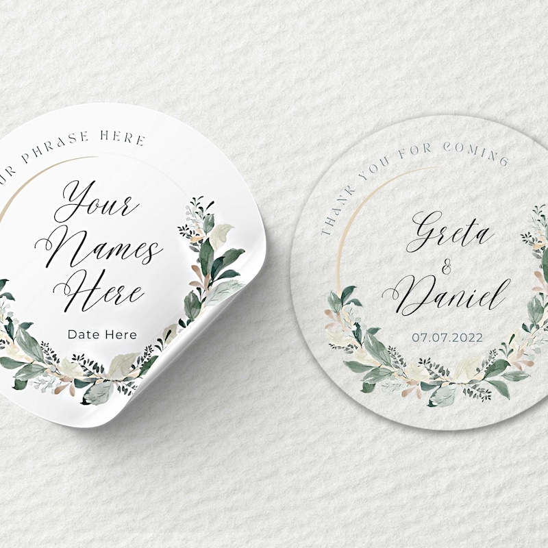 Round Sticker - Etsy