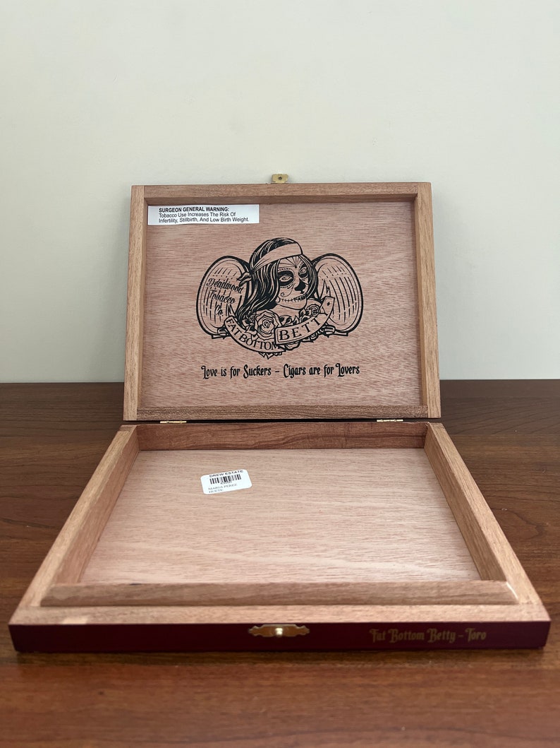 Empty Fat Bottom Betty Toro Cigar Box - Etsy