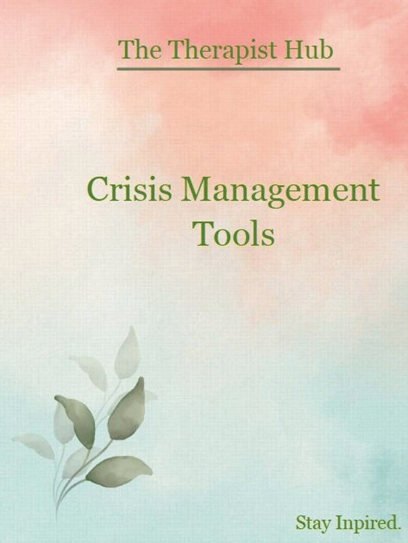 Safety Plan Template, Fillable & Printable Tools, Crisis Management ...