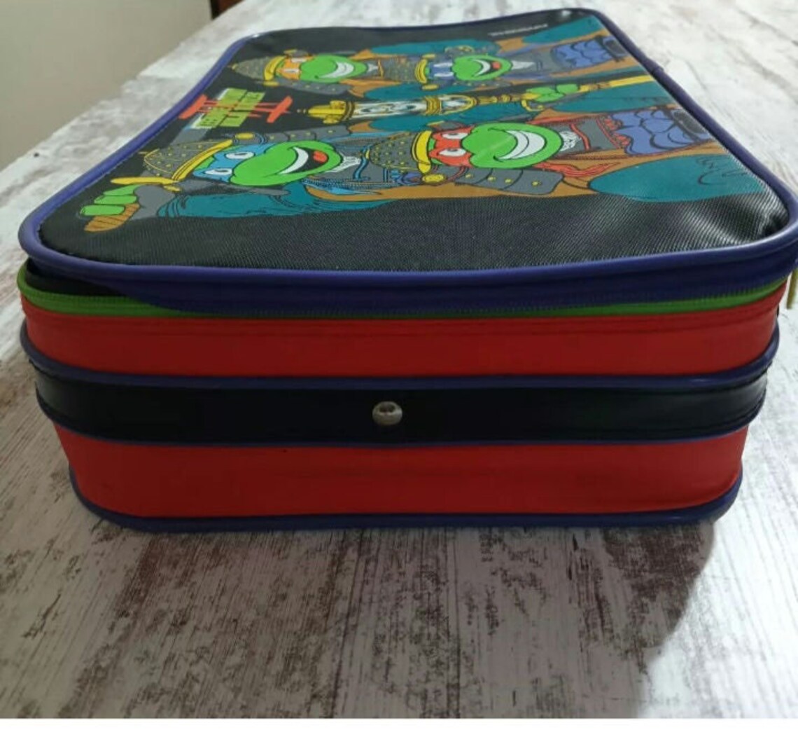 Vintage 1993 Teenage Mutant Ninja Turtles in Time Suitcase Rare Case ...