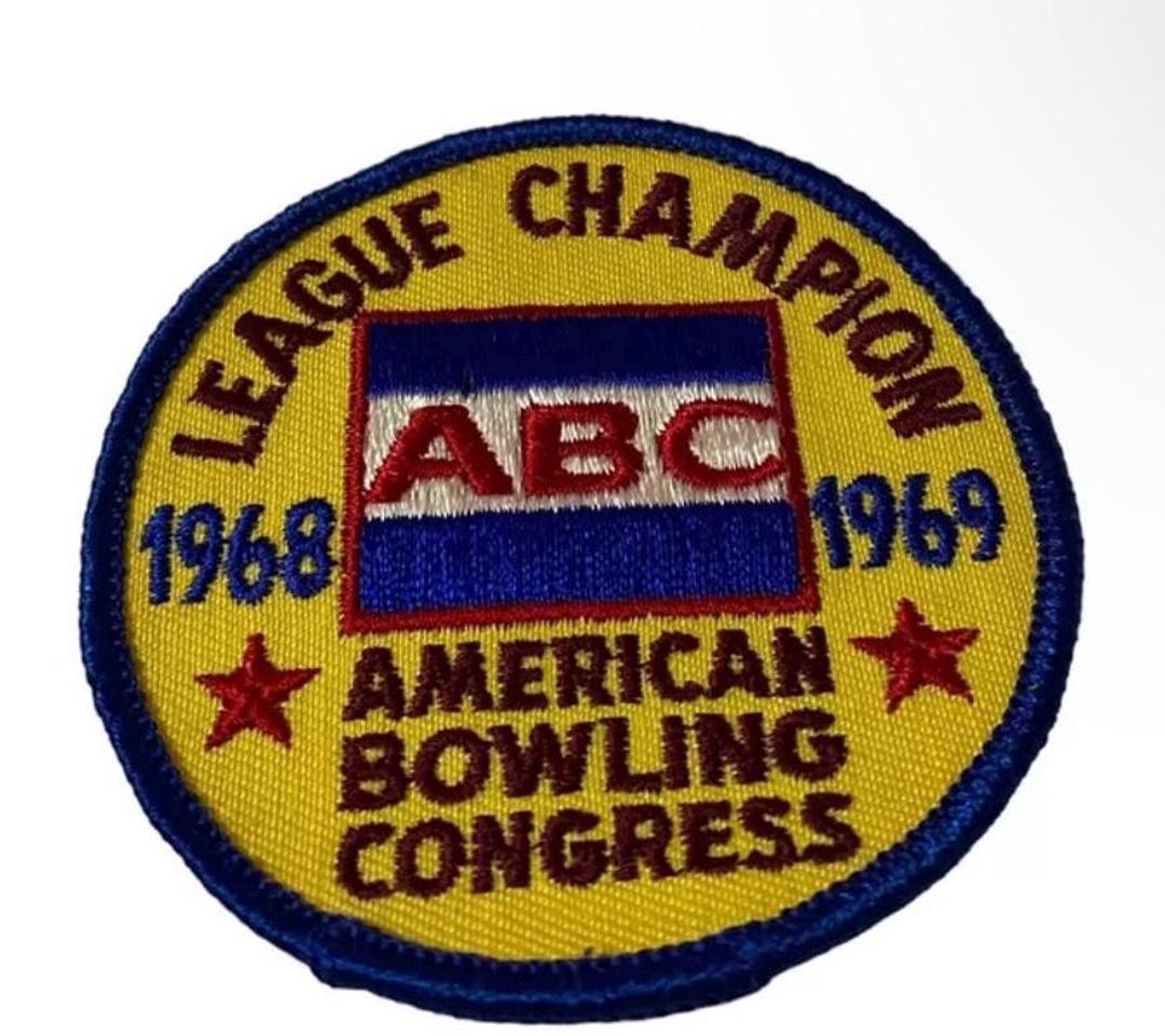 Vintage Patch American Bowling Patch Congress League Champion 1968 1969 ...