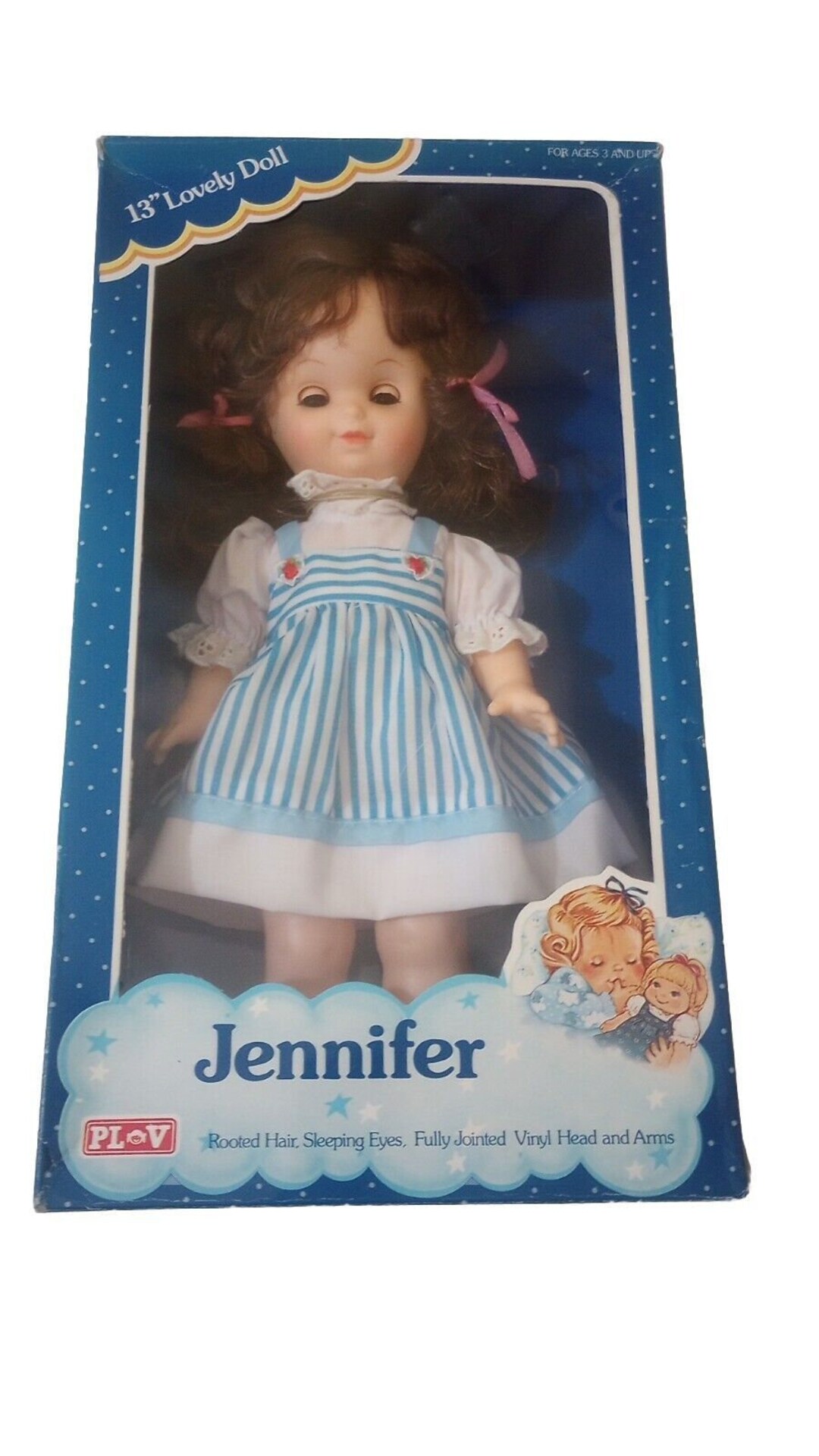 Vintage Plov Jennifer Doll Made in Hong Kong Item 3004 Walmart Very ...