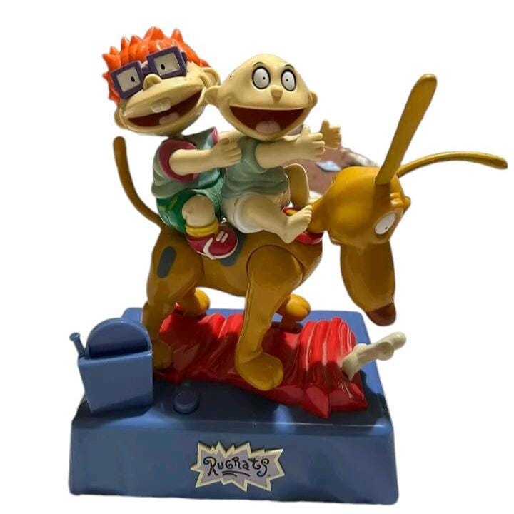 Nickelodeon Rugrats 1997 Animated Musical Coin Bank Chucky Tommy Spike ...