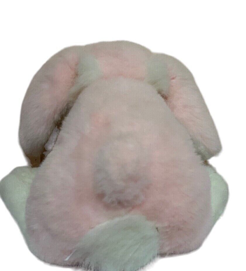 Vintage 90s Rabbit Pink Fluffy Bunny Big Feet 12 Inches Plush Gift for ...
