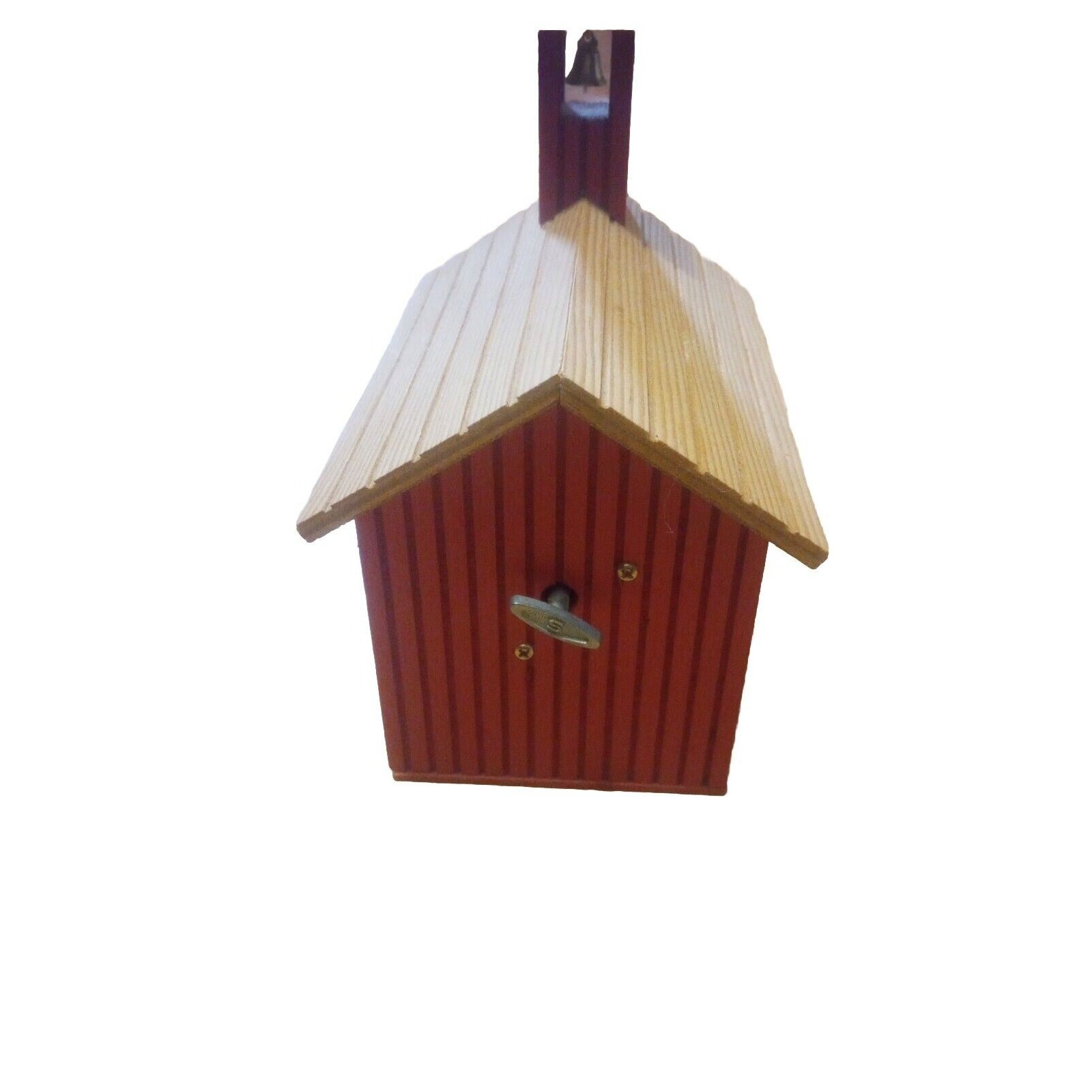 Vintage Wooden School House Music Box Plays School Days Gift for ...