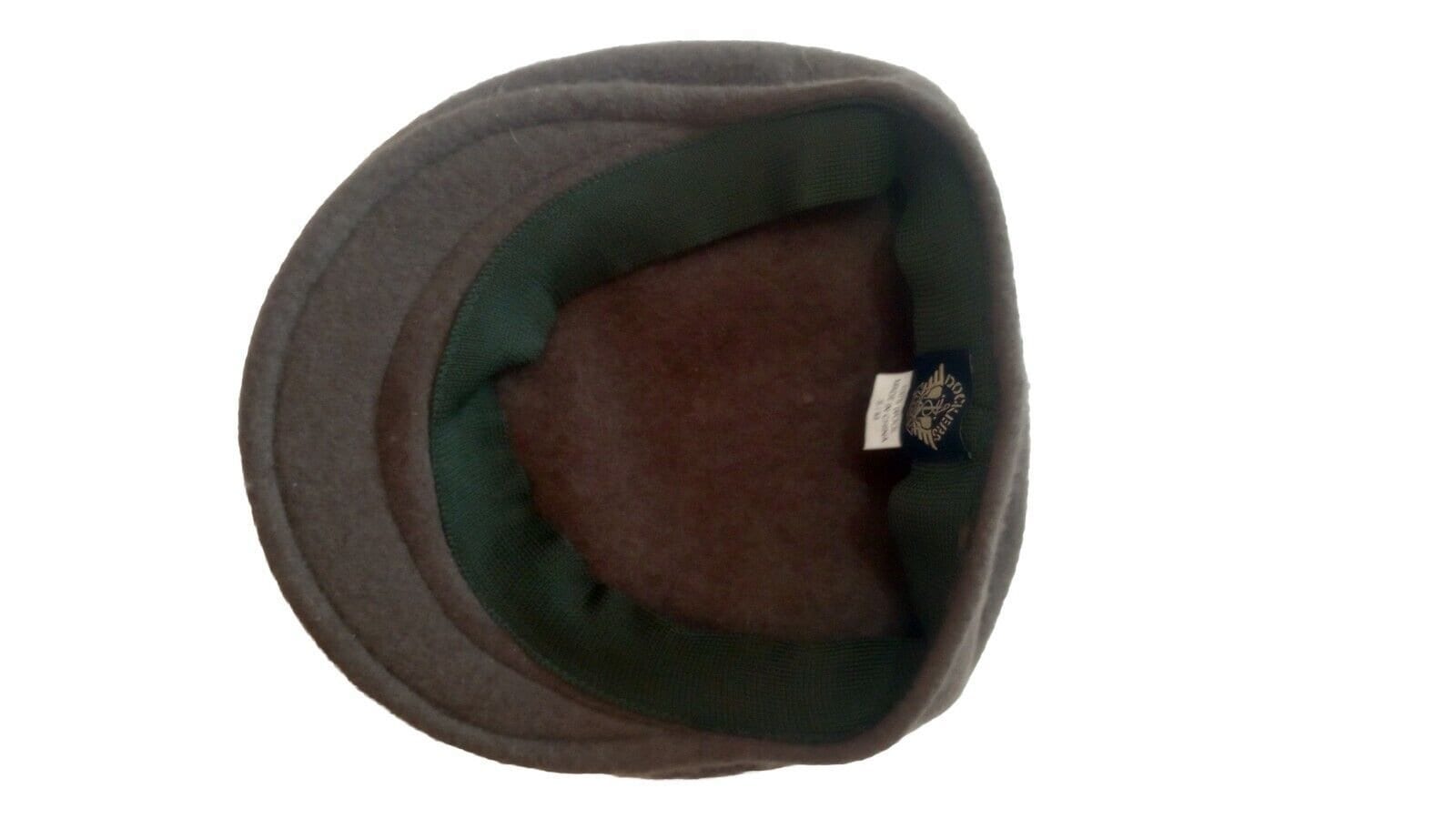 Vintage Dockers Beret Hat 100% Wool Natural Green Cap Warm Outdoors ...