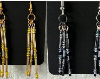 Witchy Eye Catching Sun and Moon Beaded Earring Set - Etsy