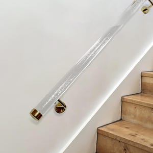 Bubble Acrylic Transparent Handrail, Stair Handrail, Crystal Handrail ...