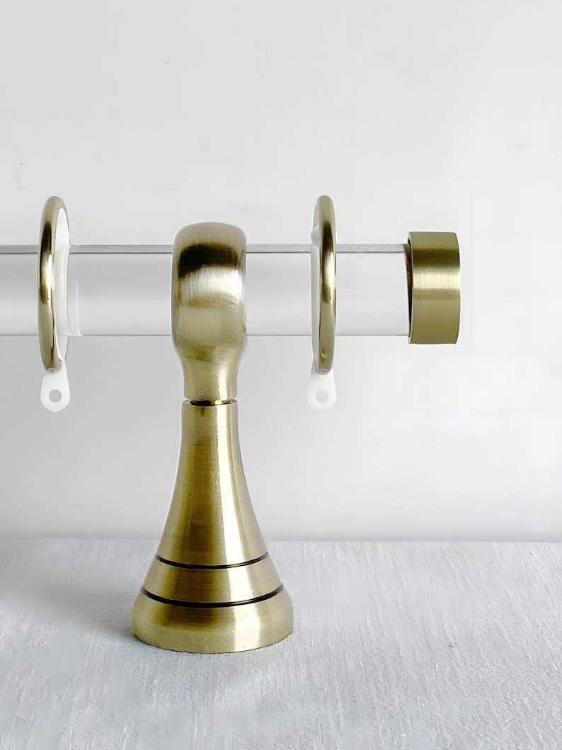 Side Mounted Acrylic Curtain Rod Plexiglass Rod Acrylic - Etsy