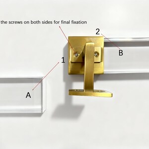 Acrylic Roman Curtain Rod With Golden Color Accessories, Home ...