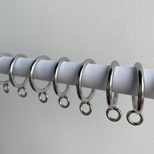 Stainless Steel Metal Curtain Rings, Metal Rings, Curtain Rod Rings ...