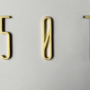 Custom House Numbers, Metal Brass Numbers, Custom Numbers, House ...