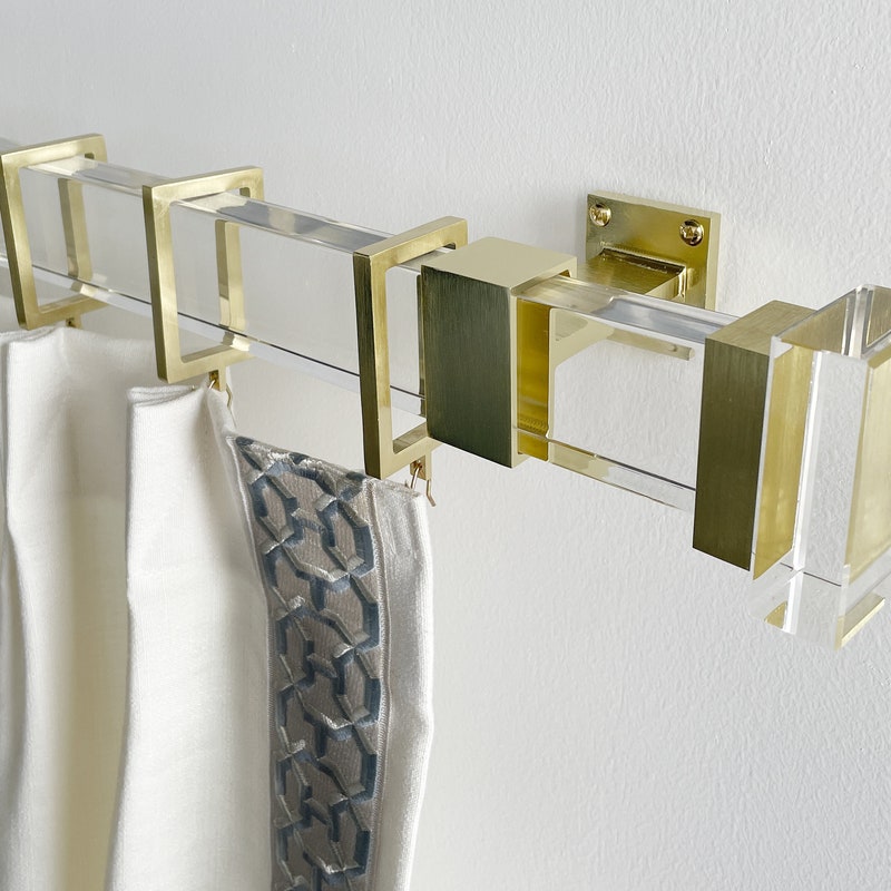 Acrylic Curtain Rod - Etsy