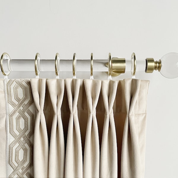 Acrylic Curtain Rod - Etsy