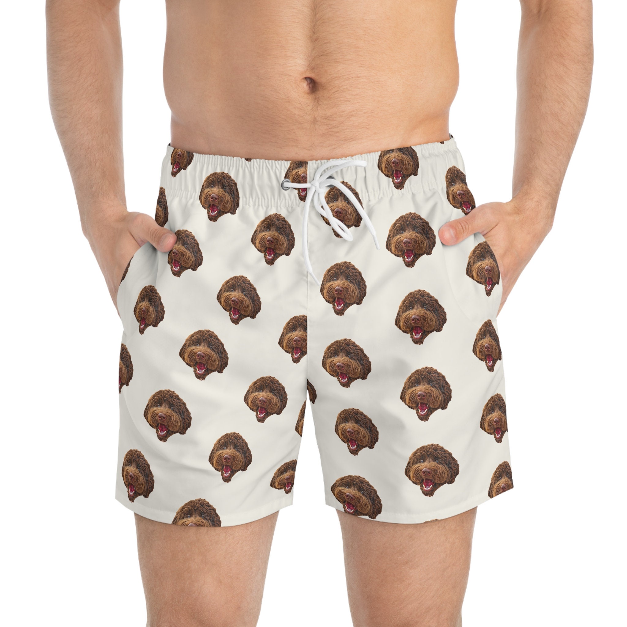Custom Pet Swim Trunk | Made Using Photo of Pet | Custom Dog Bathing ...
