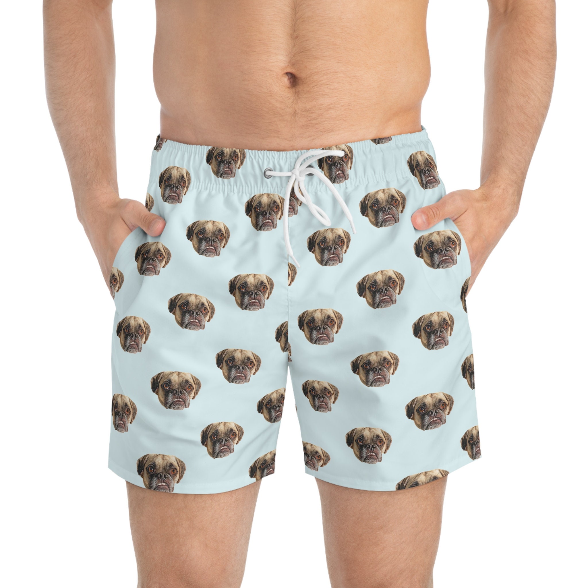 Custom Pet Swim Trunk | Made Using Photo of Pet | Custom Dog Bathing ...