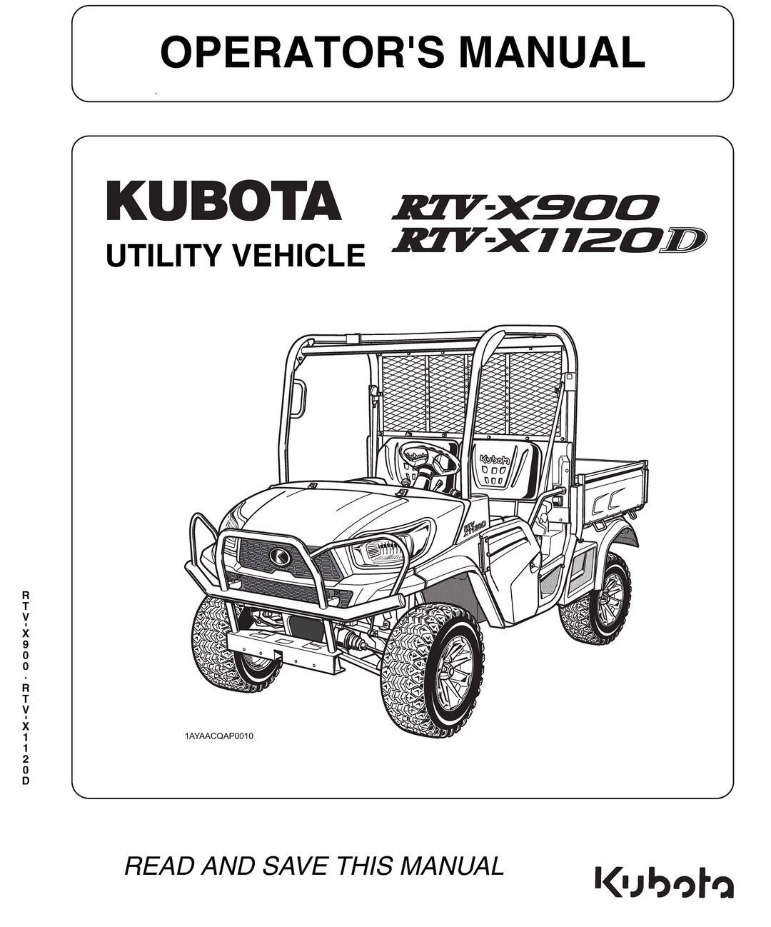 Operator Manual RTV 900 1120 RTV-X900 RTV-X1120D Utility Vehicle Die - Etsy