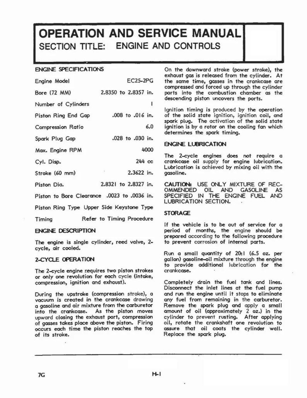Fits EZGO - 2 Stroke EC25-2P Engine Service Repair Manual - Etsy