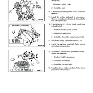 642 4.2 Liter Engine Technical Workshop Repair Manual Ford ESG-642 2001 ...