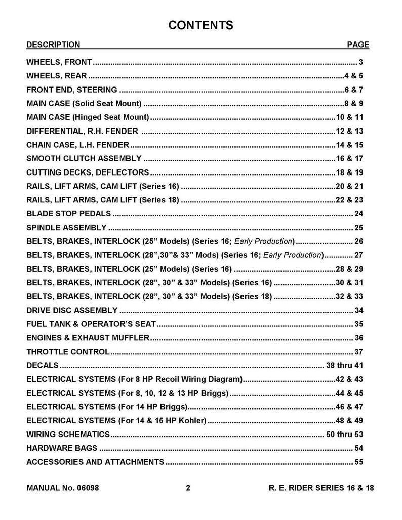 Engine Repair Parts Manual Snapper Rear Engine Series 16 & 18 - Etsy