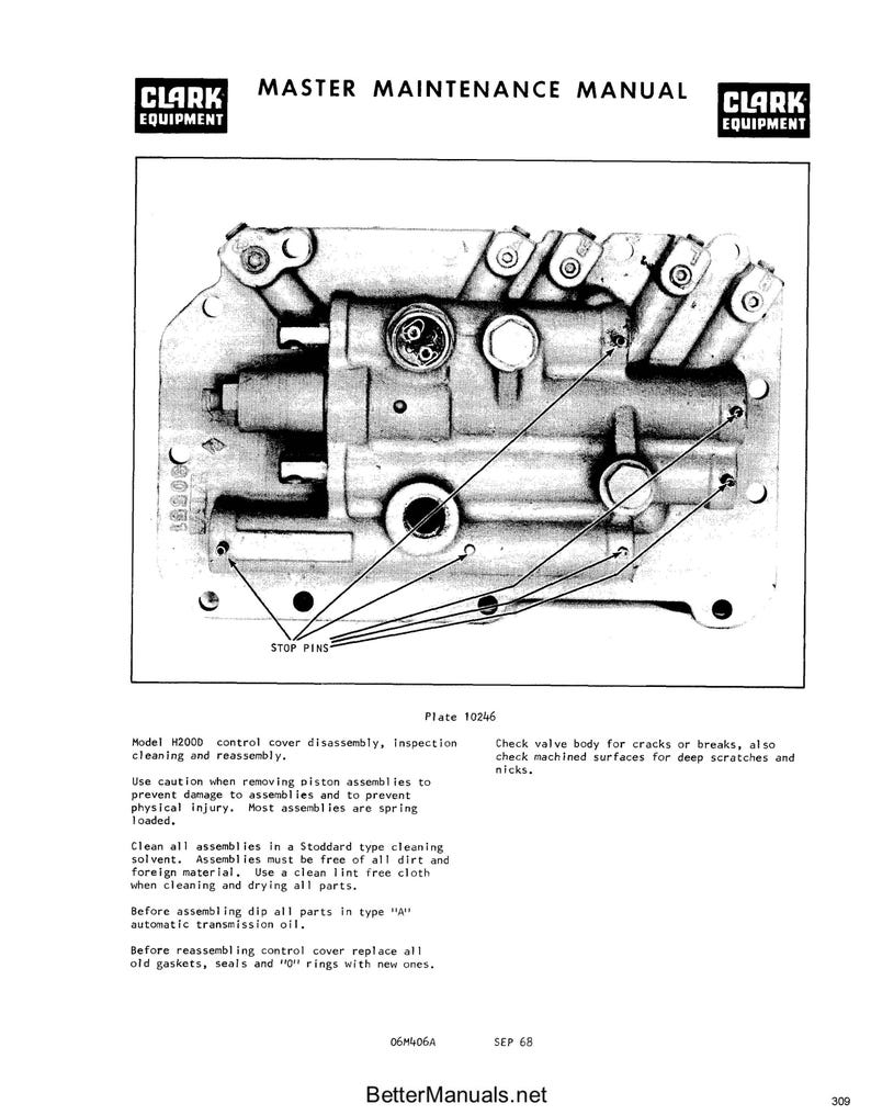 Fits Clark - OH-339 C500 Forklift Workshop Service Repair Overhaul ...