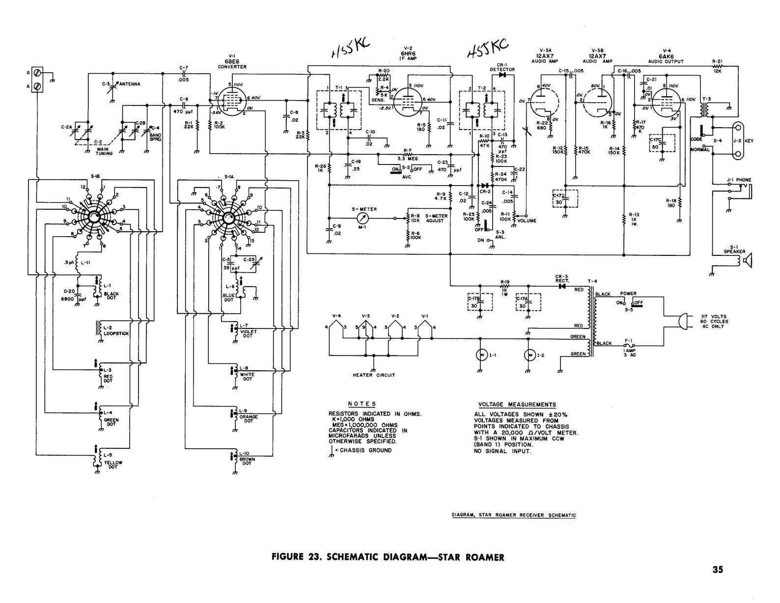 Paper Manual - 4 Star Roamer Receiver Shortwave Radio Owner Manual Fits ...